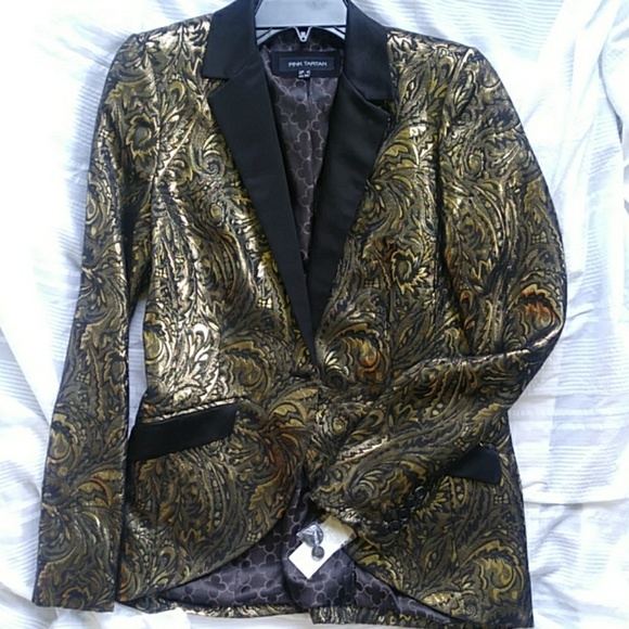 Pink Tartan | Jackets & Coats | Pink Tartan Nwt Smoking Jacket Blazer ...